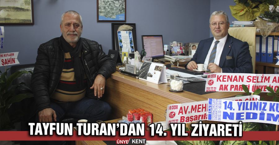 Tayfun Turan’dan 14. yıl ziyareti