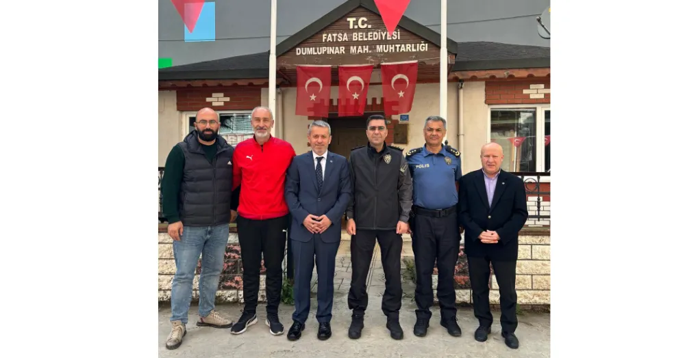 Emniyet Müdürü Aksoy’dan Muhtar Dumlupınar’a ziyaret